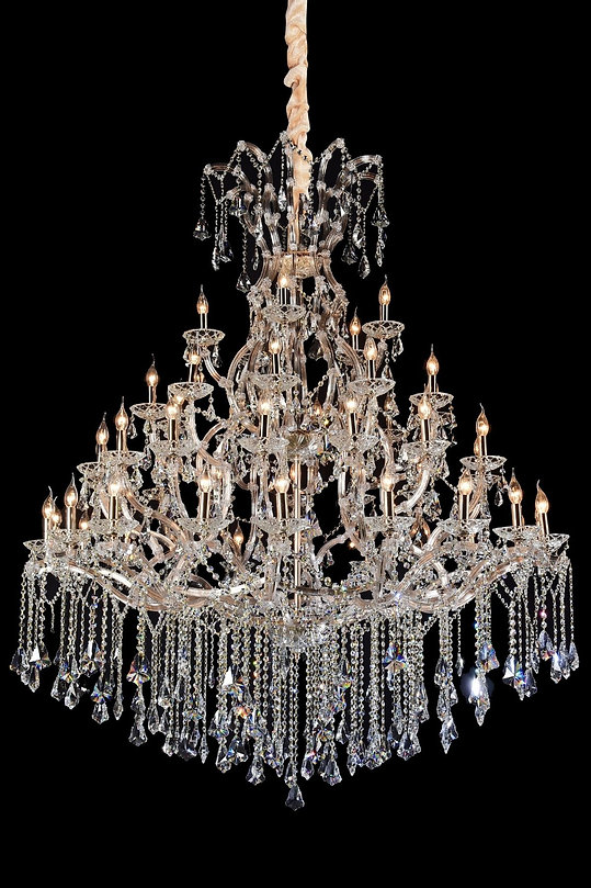 Sur Avize Masko Aydinlatma Ürünleri . Maria Theresa 50+5 Gold Klasik Avize